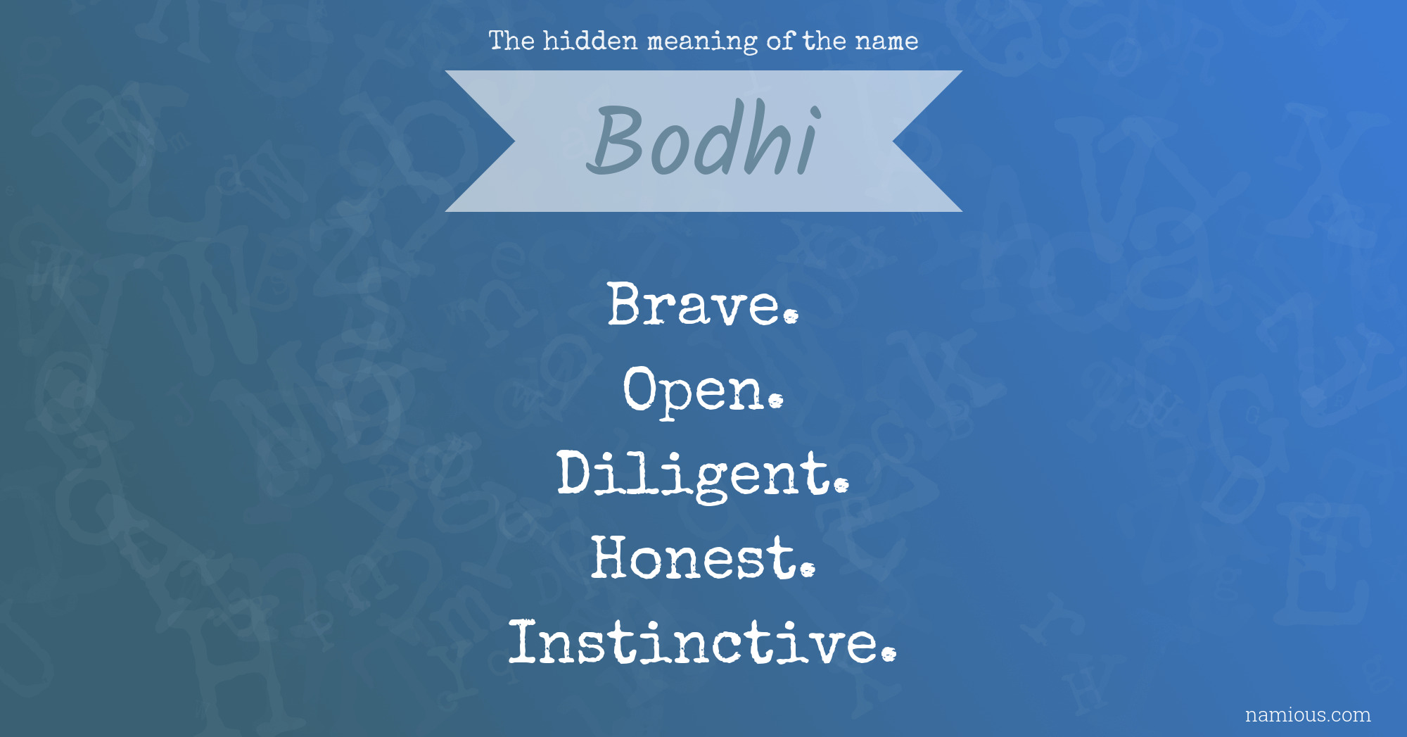 The Hidden Meaning Of The Name Bodhi Namious The Hidden Meaning Of The Name Bodhi Namious